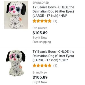 Ty | Other | 7inch Dalmatian Beanie Boo Trixie | Poshmark